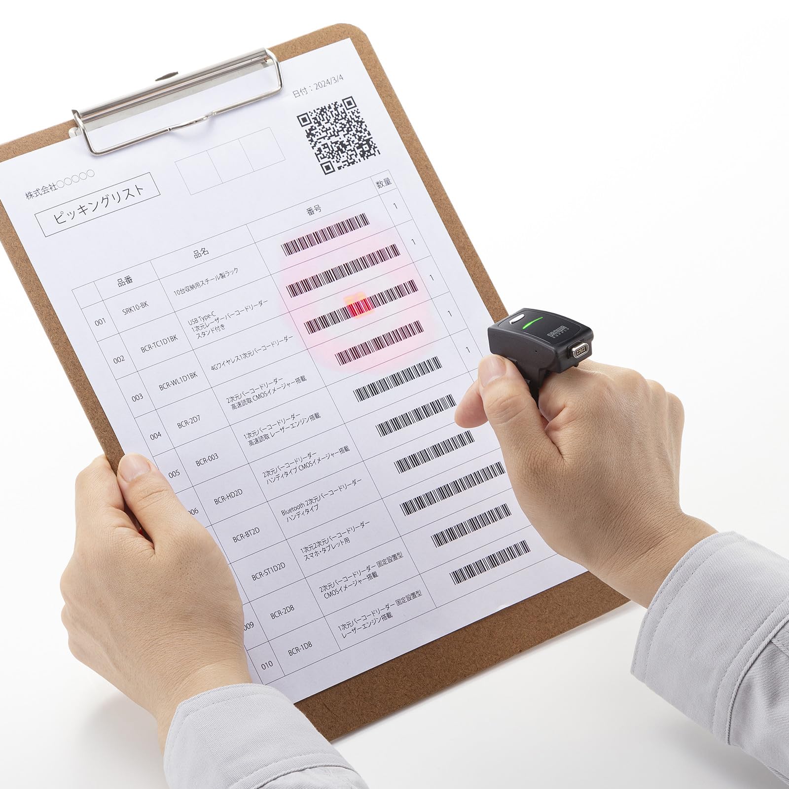 Amazon.co.jp: サンワサプライ Bluetooth2次元バーコードリーダー